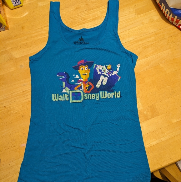 Disney | Tops | Toy Story Walt Disney World Disney Parks Blue Tank Top ...